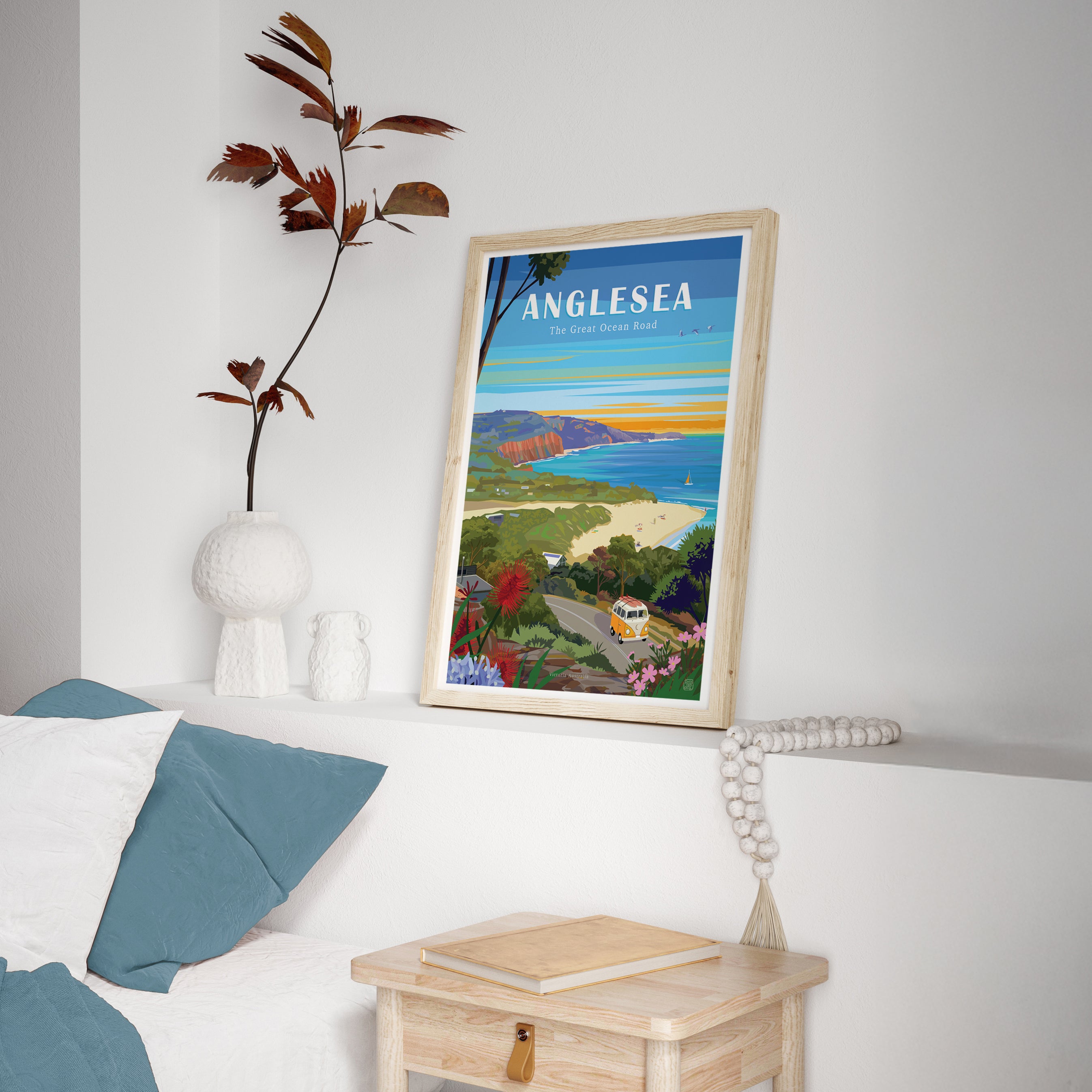 Anglesea Print The Great ocean Road Limited Edition Art Print Nicholas ...