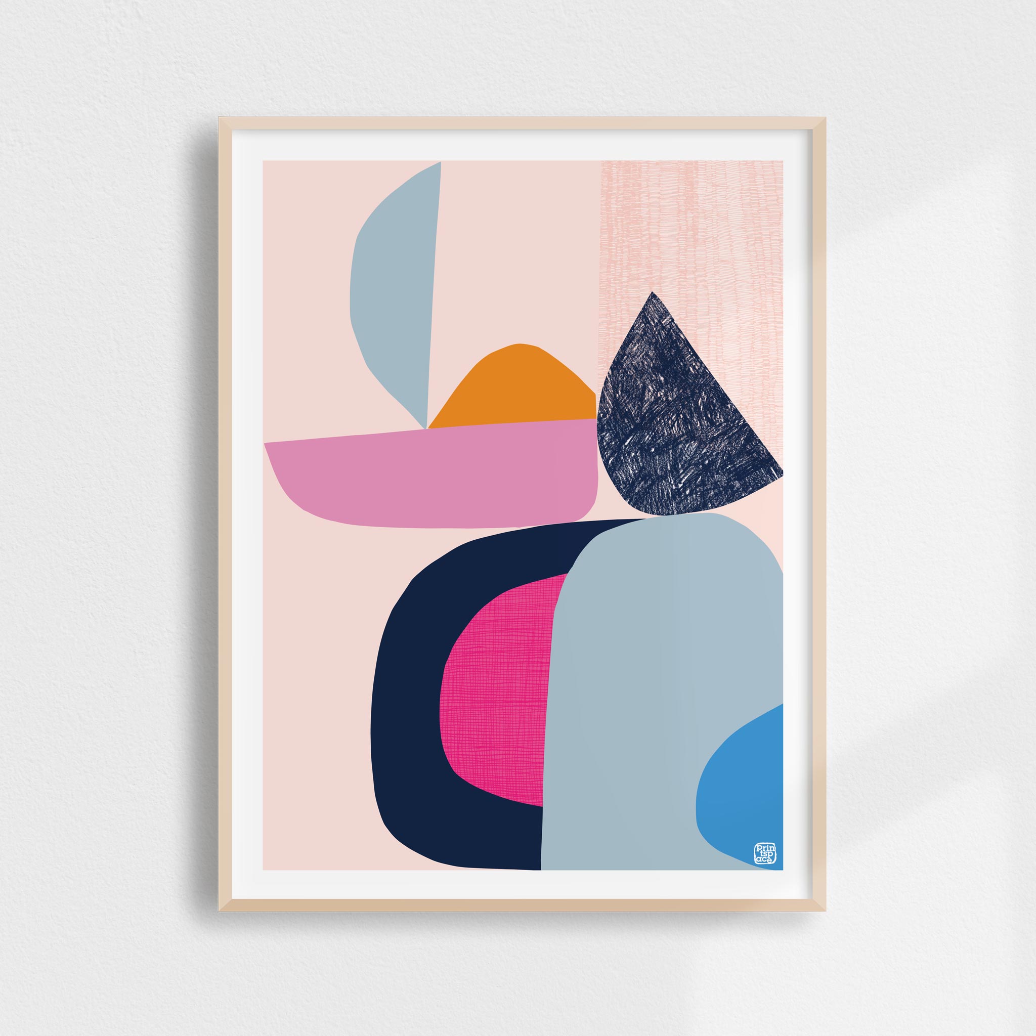 Framework Art Print Printspace Contemporary Illustration