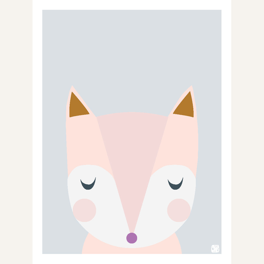 Goodnight Fox Art Print | printspace
