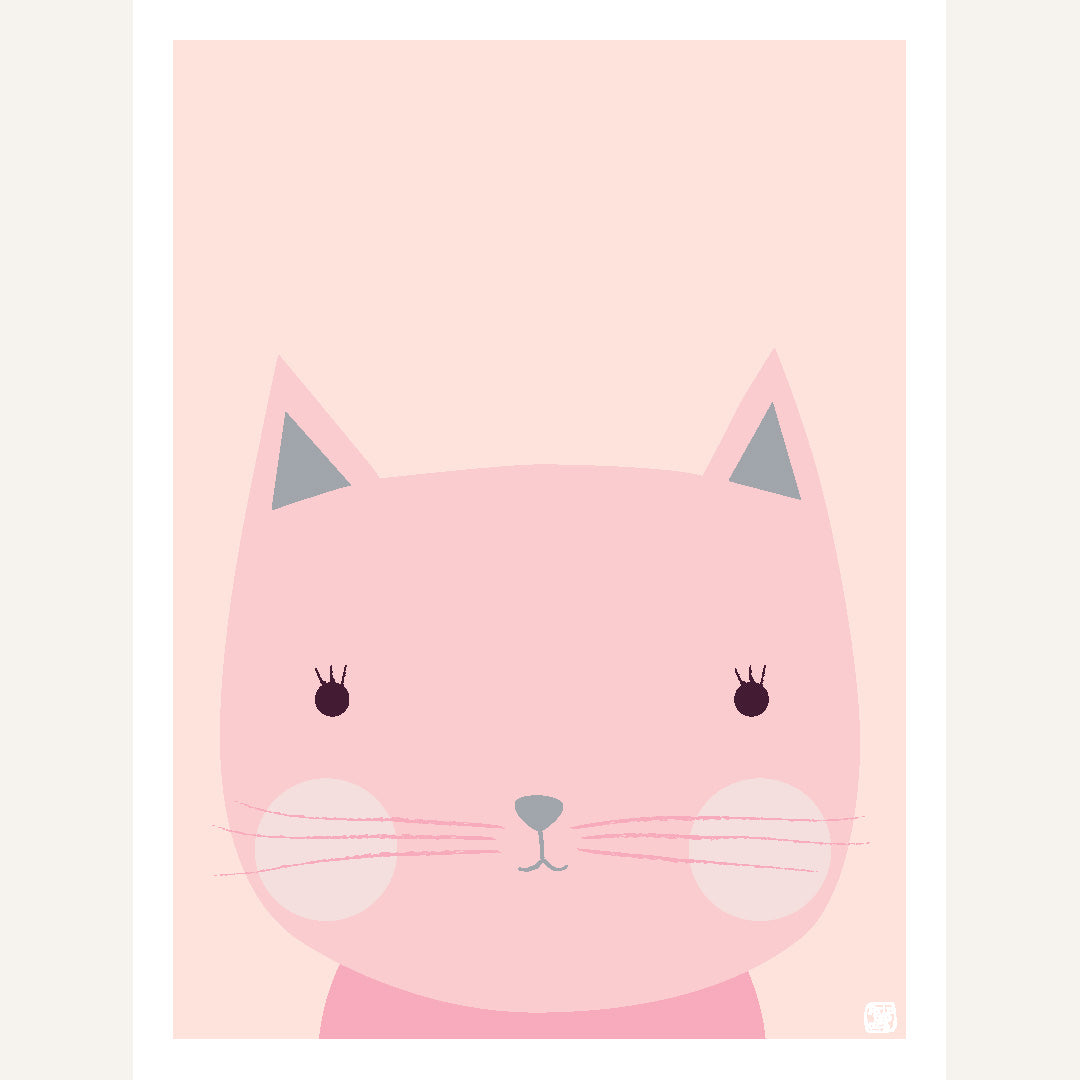 Hello Cat Art Print | printspace