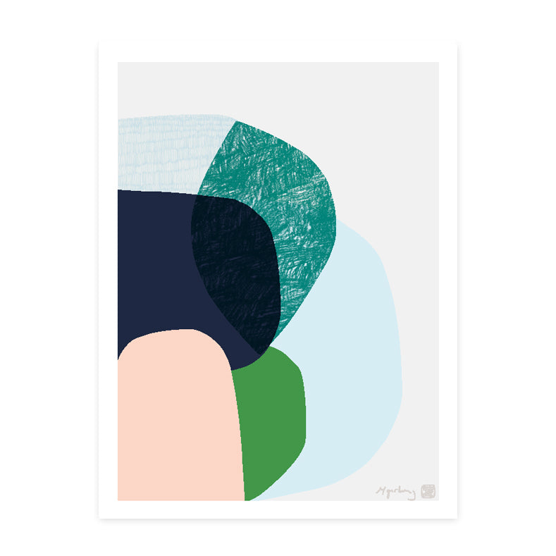 Peppermint Crisp Art Print Printspace Landscape Contemporary Illustration