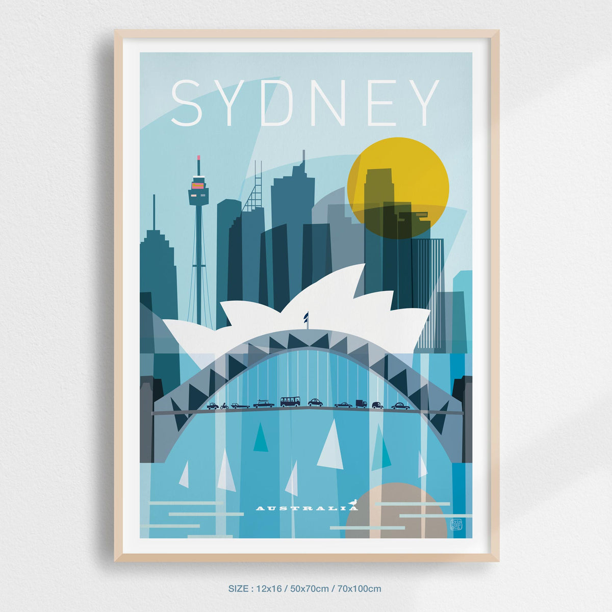 Sydney II Limited Edition Art Print Nicholas Girling City Modern