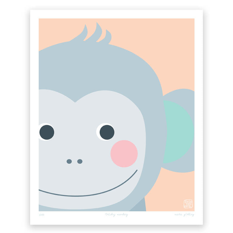 Tricky Monkey Art Print | printspace