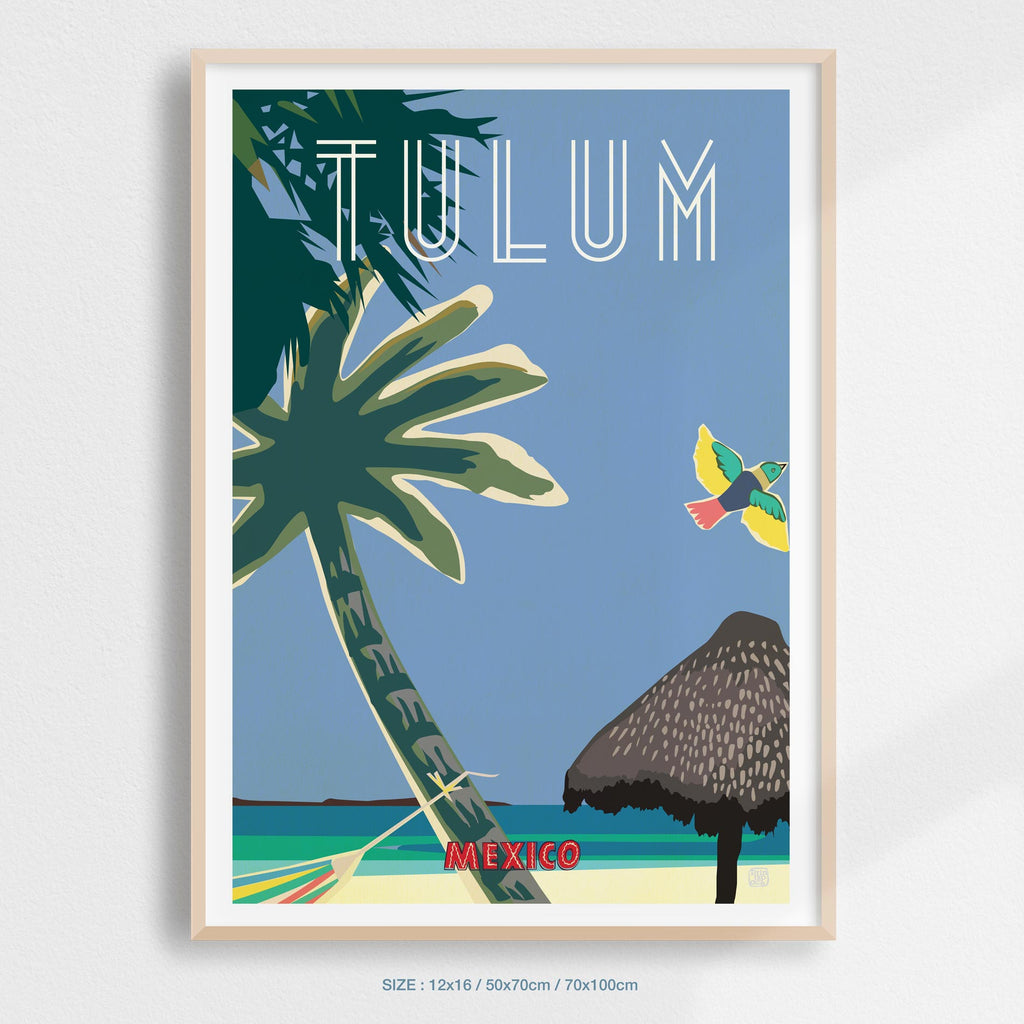 Tulum Limited Edition Art Print Nicholas Girling City Modern